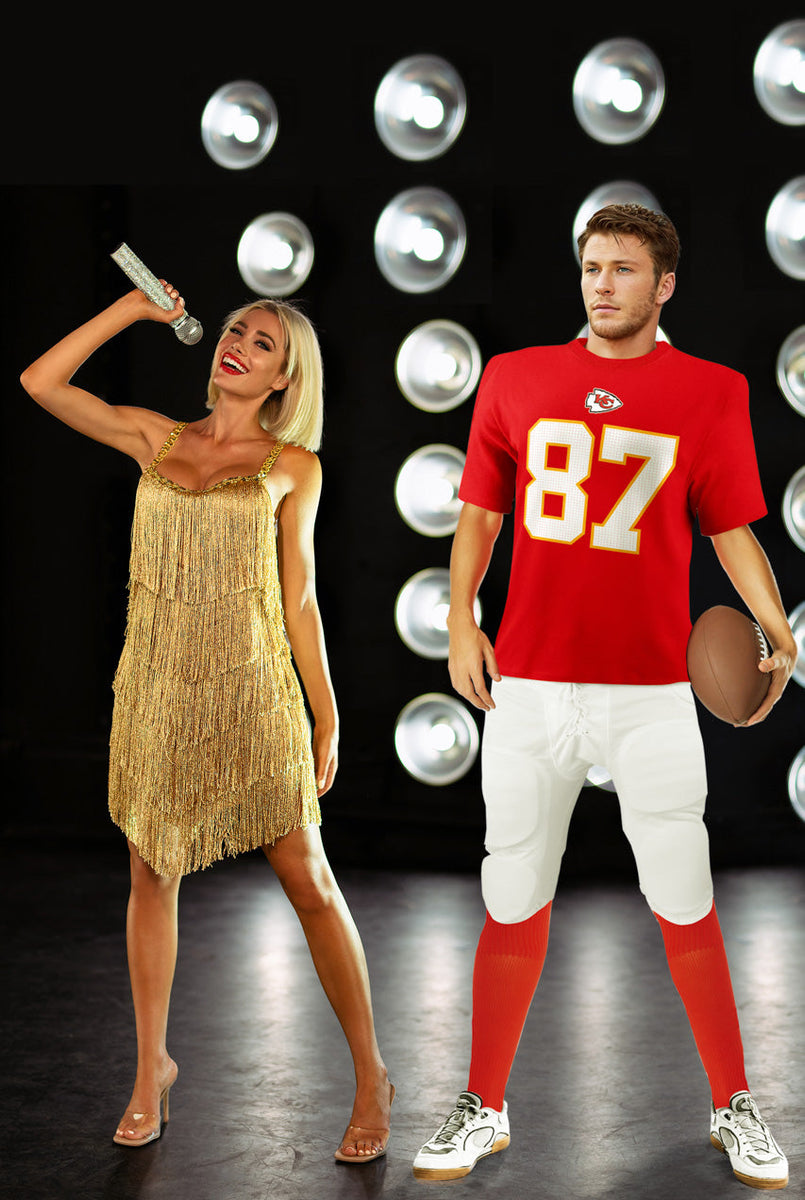 Good Time Gal Costume, Gold Flapper Costume